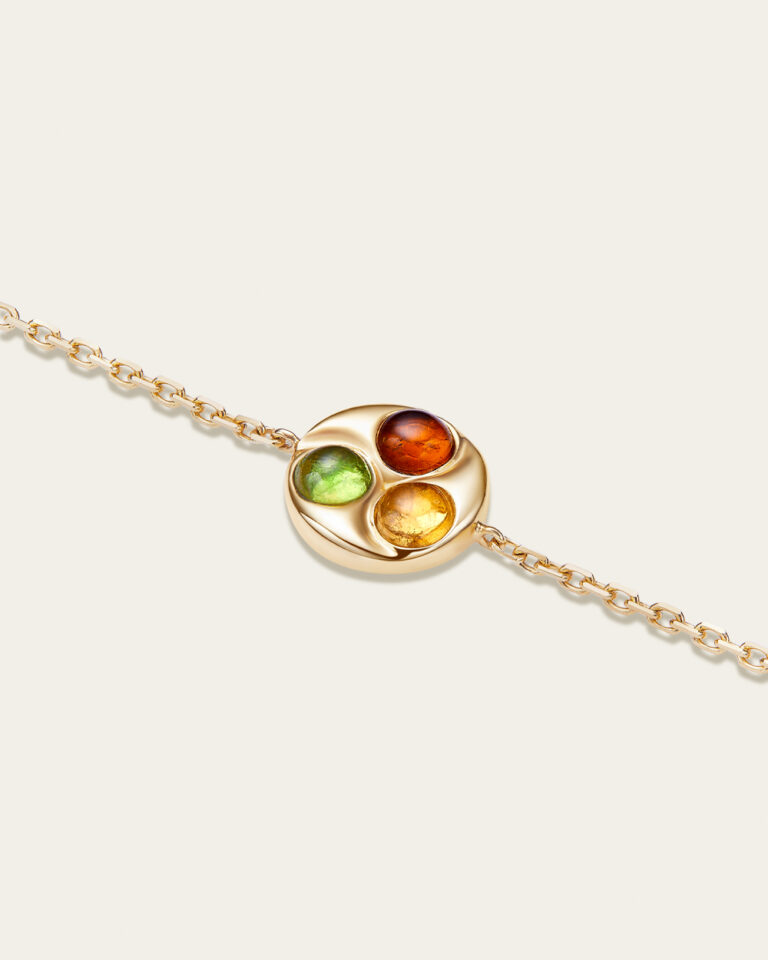 18K GOLD FIVE ELEMENTS BRACELET - kifinejewelry.com